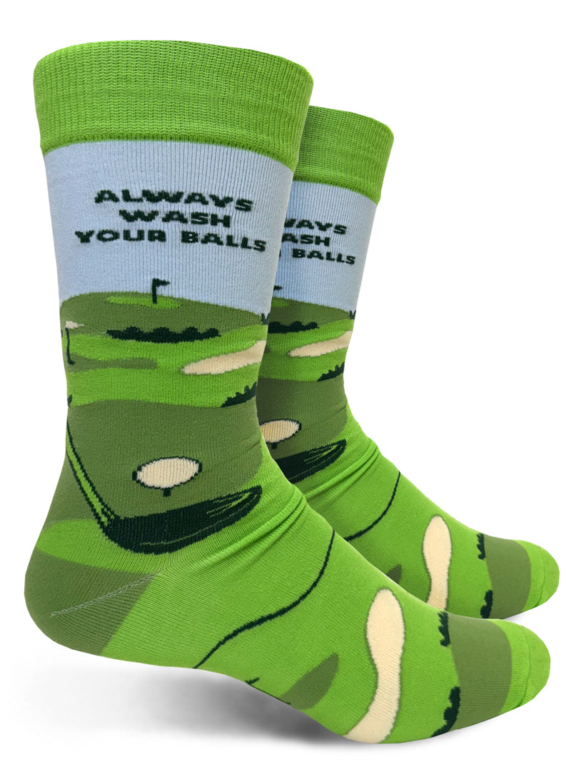 Always Wash Your Balls Mens Crew Socks – Groovy Things co